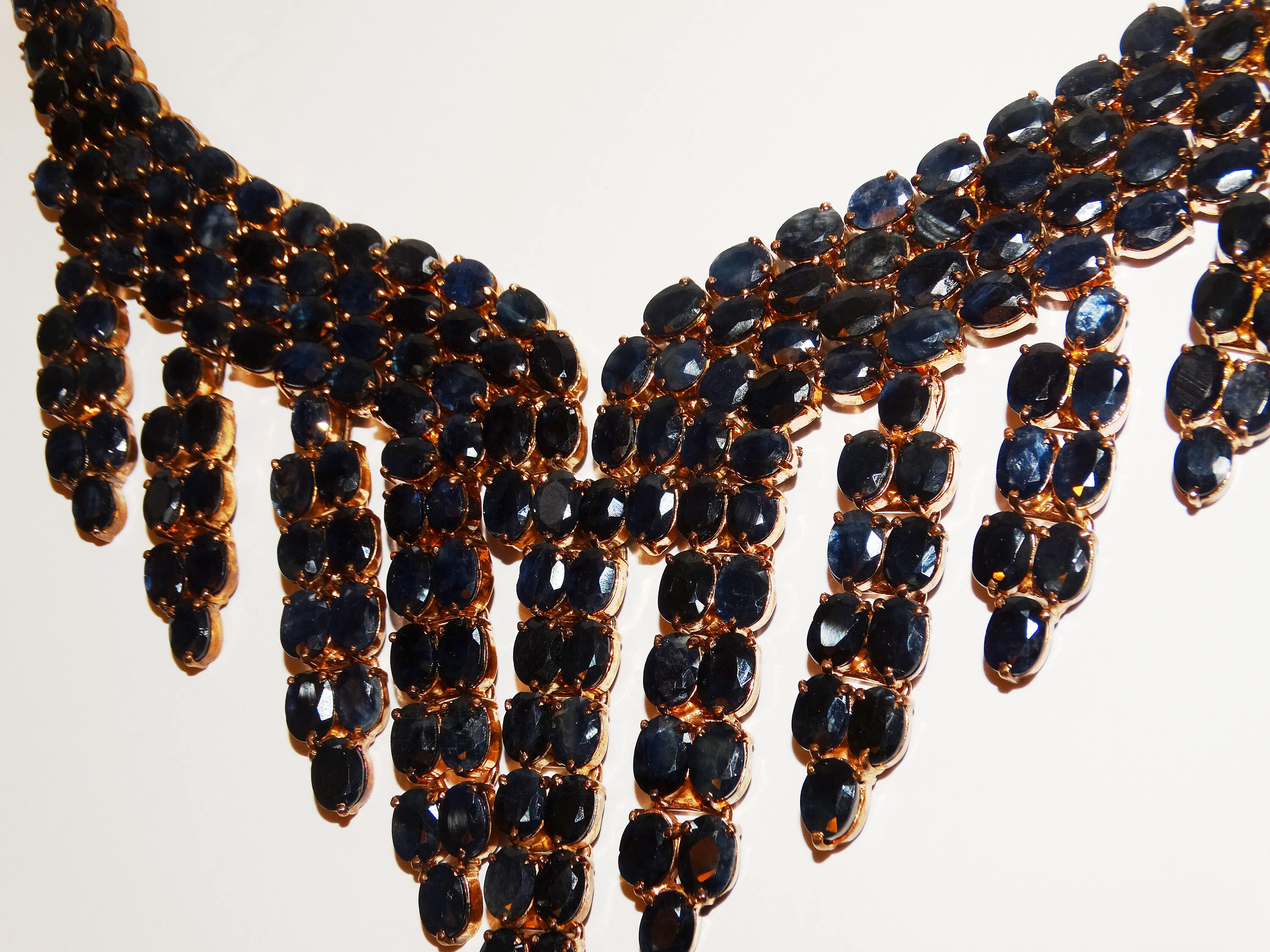 14k Rose Gold Plated Over Solid 925 sterling silver 20 | Etsy