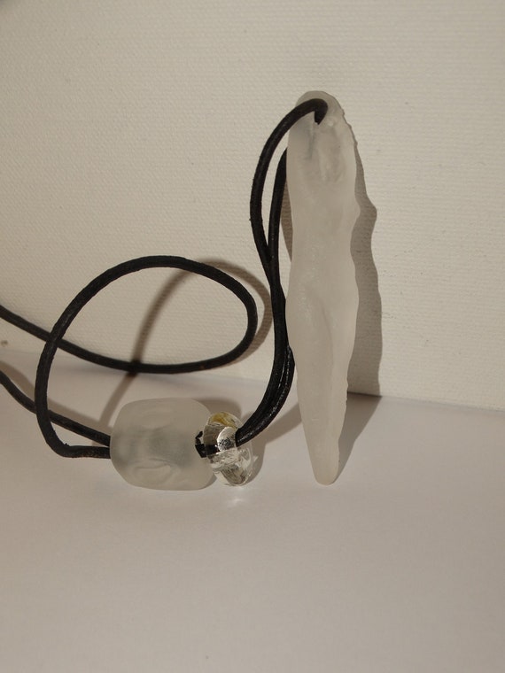 Lalique Style RARE Frosted & Clear Glass Woman Figure… - Gem