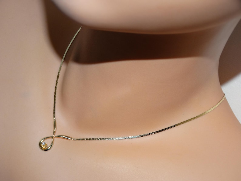750k Gold Genuine Diamond Necklace. - Etsy