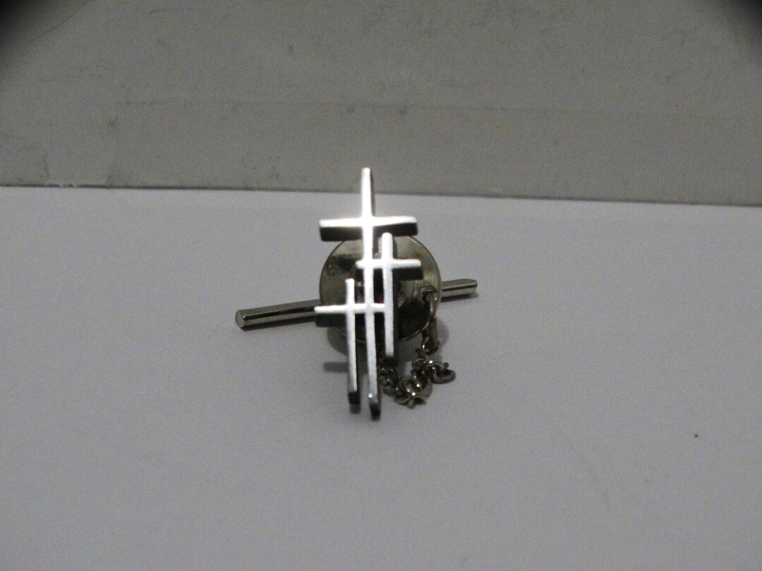 James Avery Triple Calvary Cross Pin. - Etsy