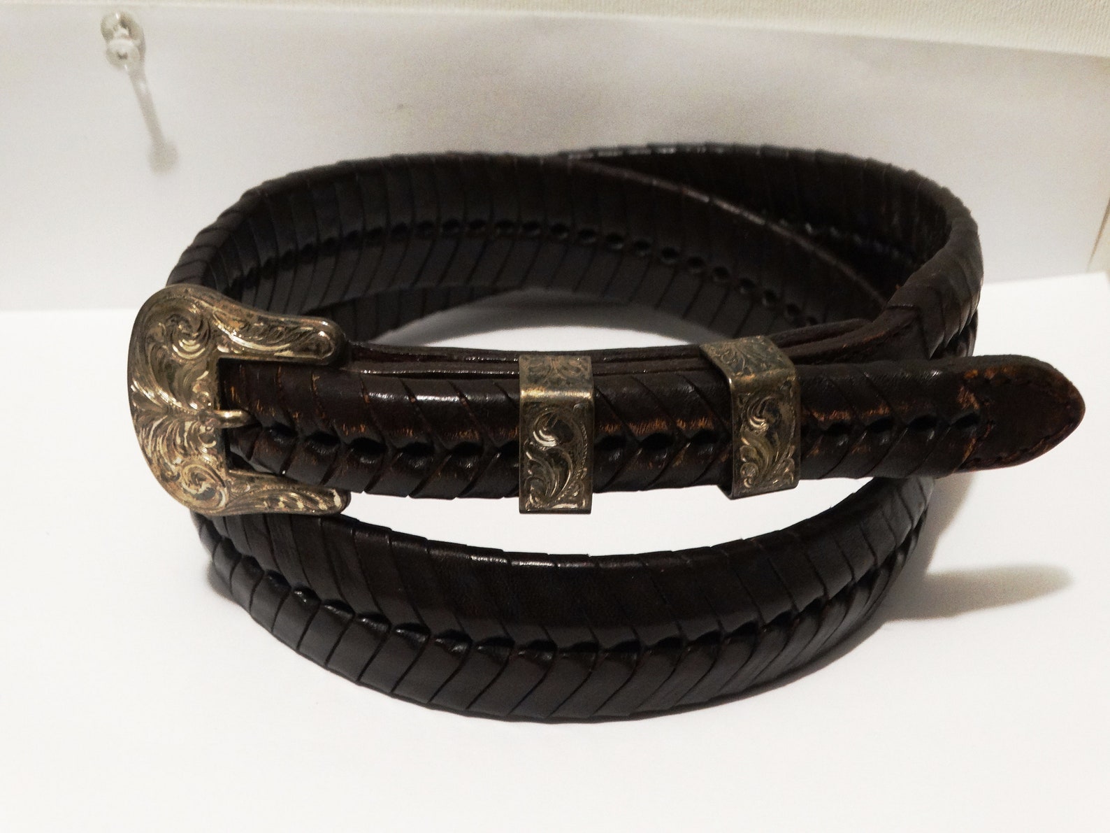 Vogt Designer Buckle and Belt Solid Sterling Silver - Etsy