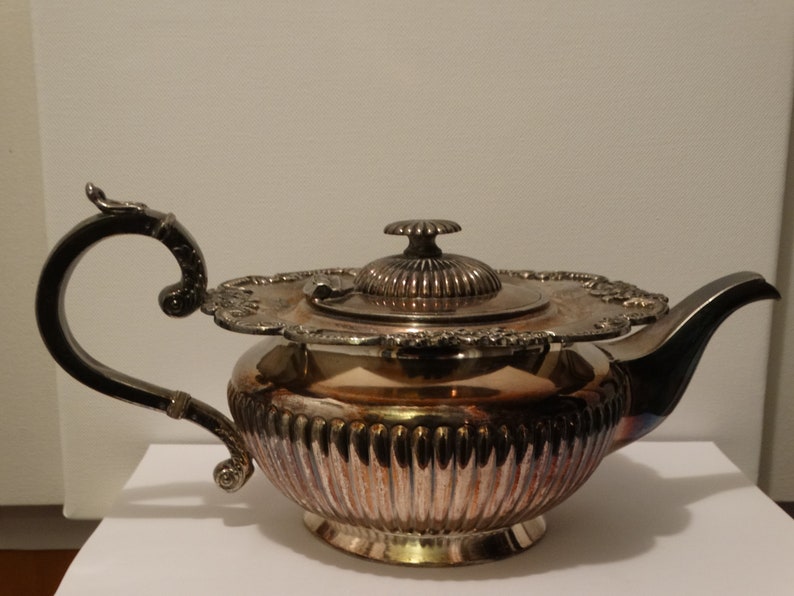 Victorian Set RARE Silver Plated EPBM Britannian Made Unique Rose ...