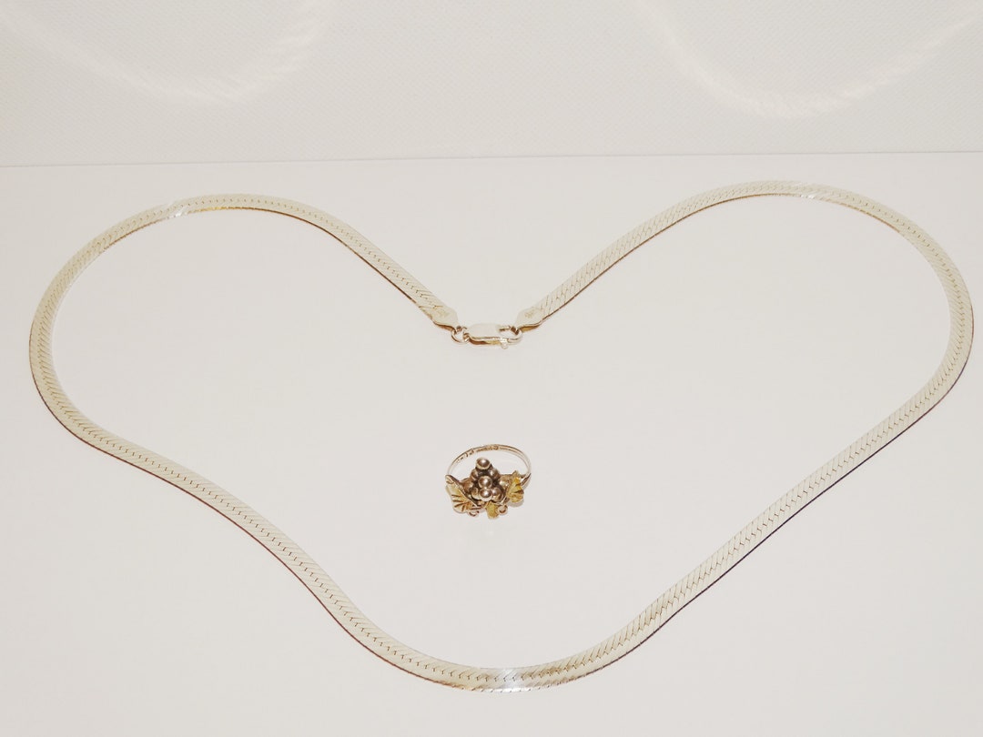 Sterling Silver Beautiful 23" Inch Chain Necklace. - Etsy