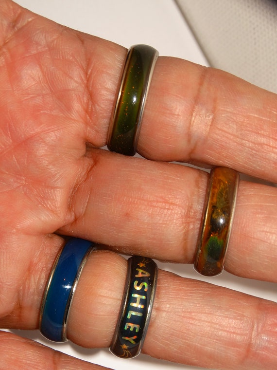Mood Color Changing Rings. - Gem