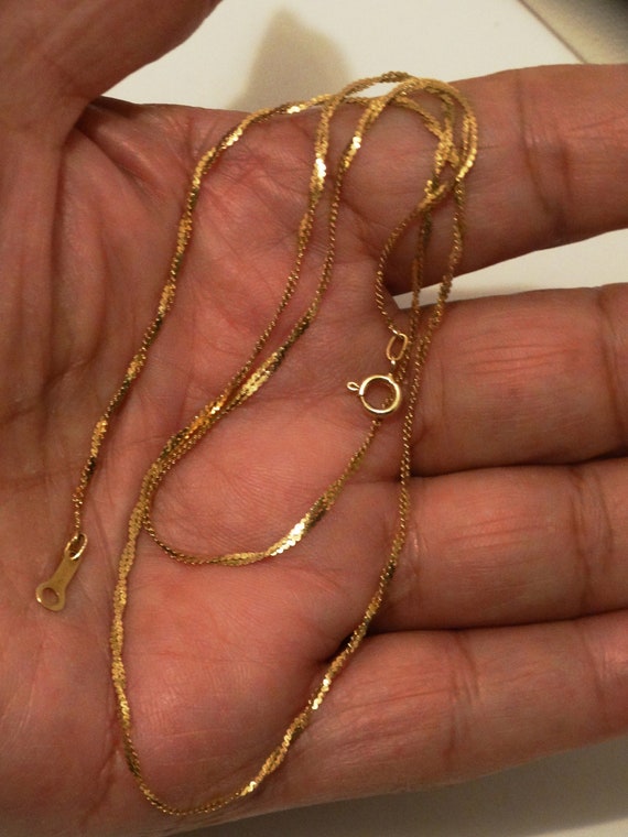 14k, 750k, 10k, And 14k Yellow Gold Chains Individual… - Gem