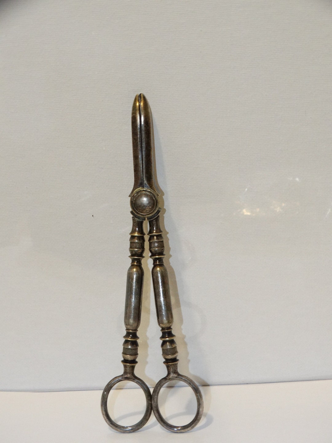 Antique Silver Plate Grape Vine Scissors. - Etsy