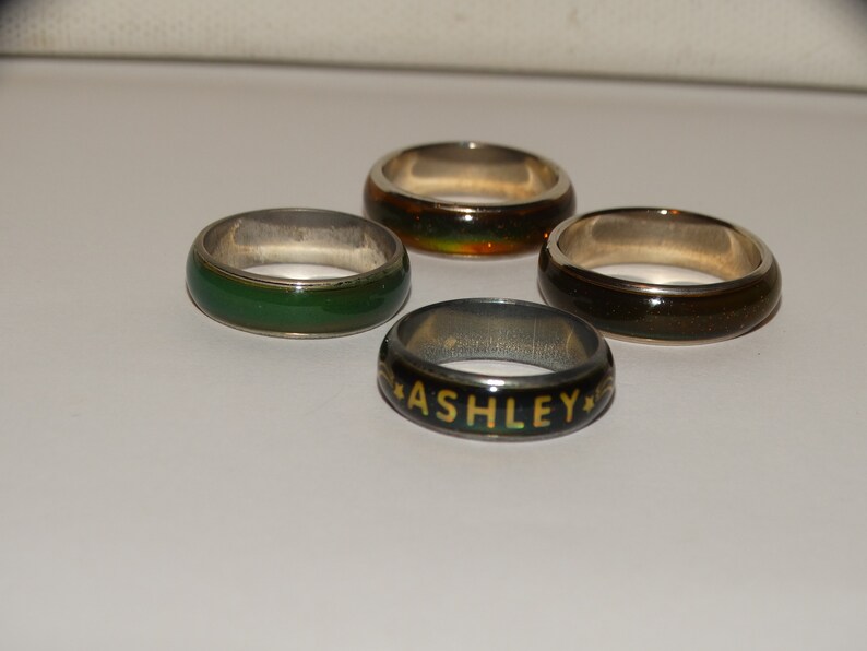 Mood Color Changing Rings. - Etsy