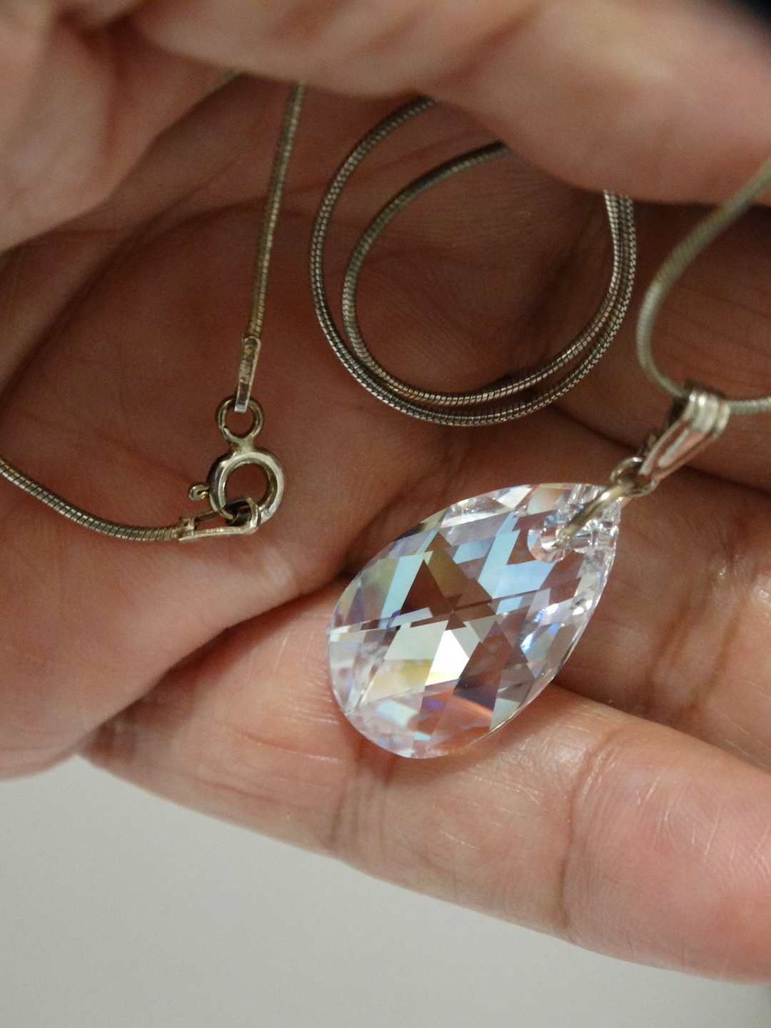 Sterling Silver Italian Made Necklace. - Etsy