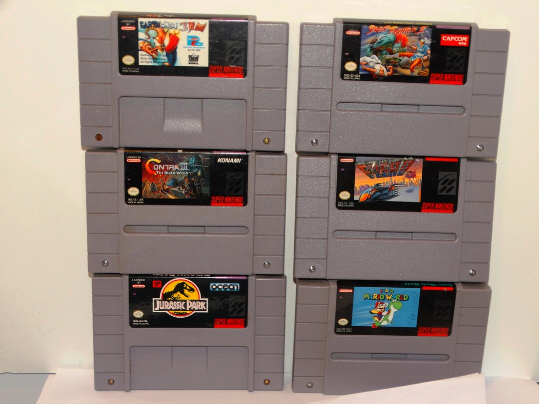 Games for (super Nintendo Entertainment System 1992) ) Priced ...