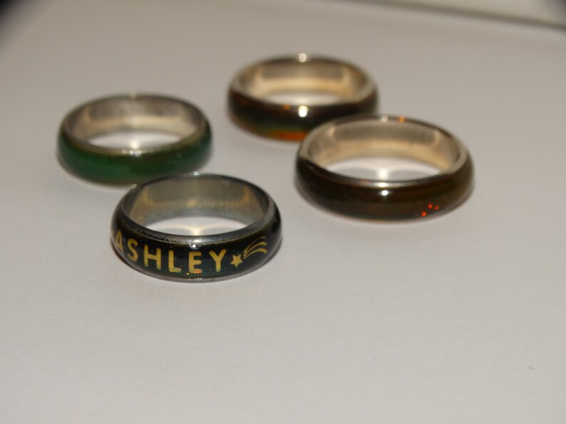 Mood Color Changing Rings. - Etsy