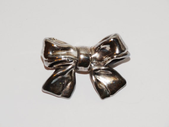 Sterling Bat-ami Israel Stamped 1.40 X 1 Bow - Etsy