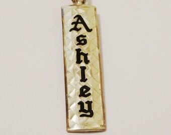 Ashley Name Plate - Etsy