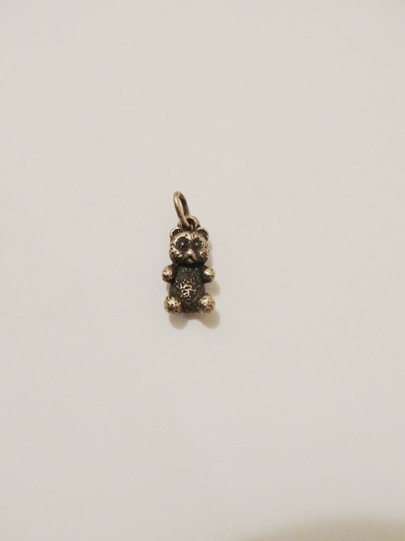 James Avery Sterling Silver Teddy Bear Charm. - Gem