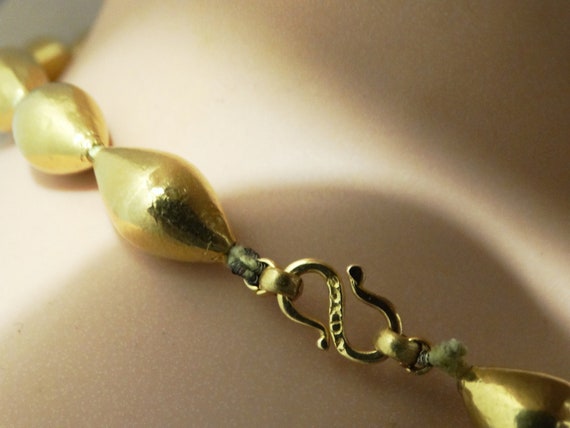 22k Gold Hand Made Bormala Necklace. - Gem