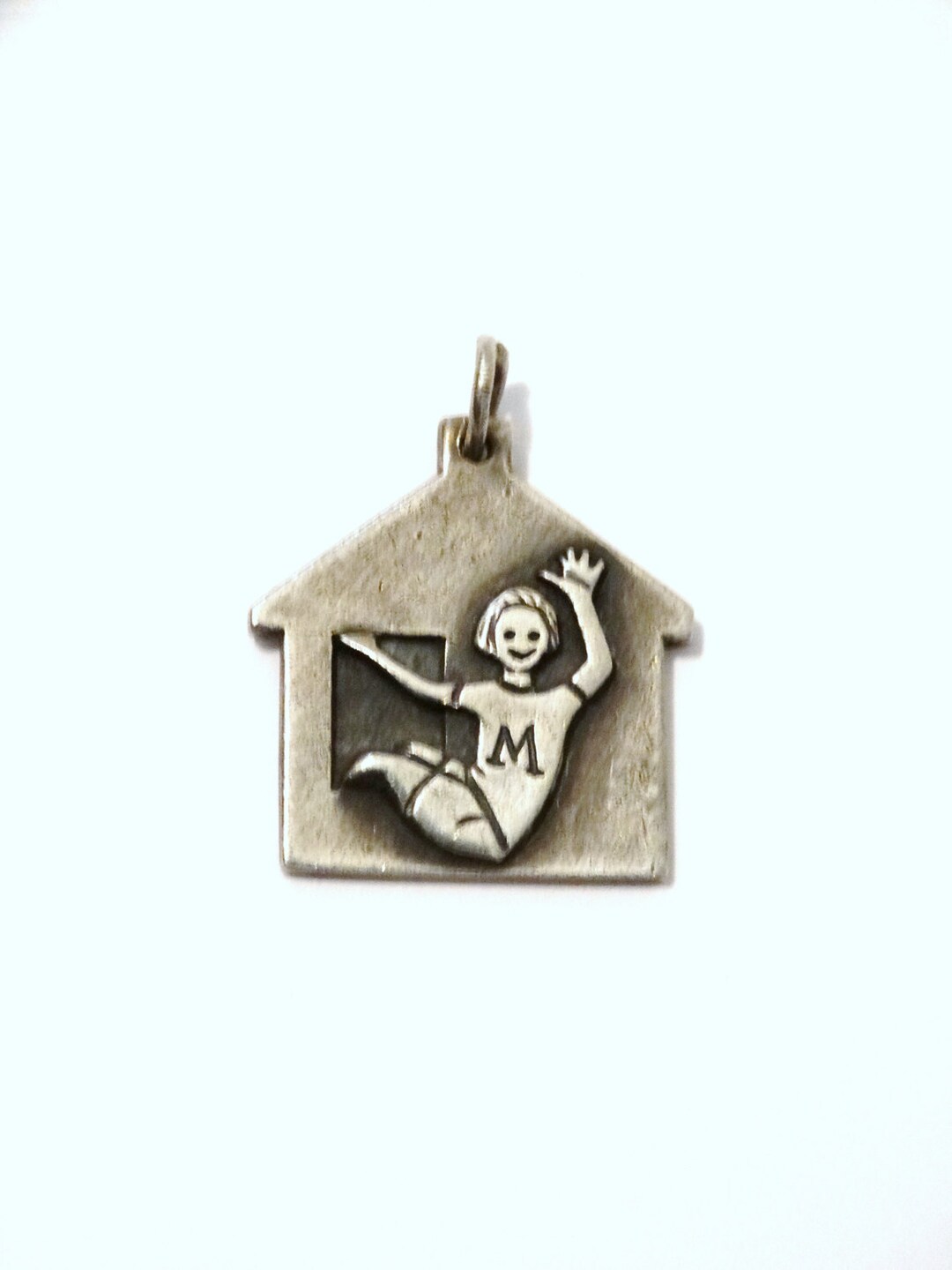 James Avery Solid Sterling Silver Camp Mystic Hang Out Large Retired ...