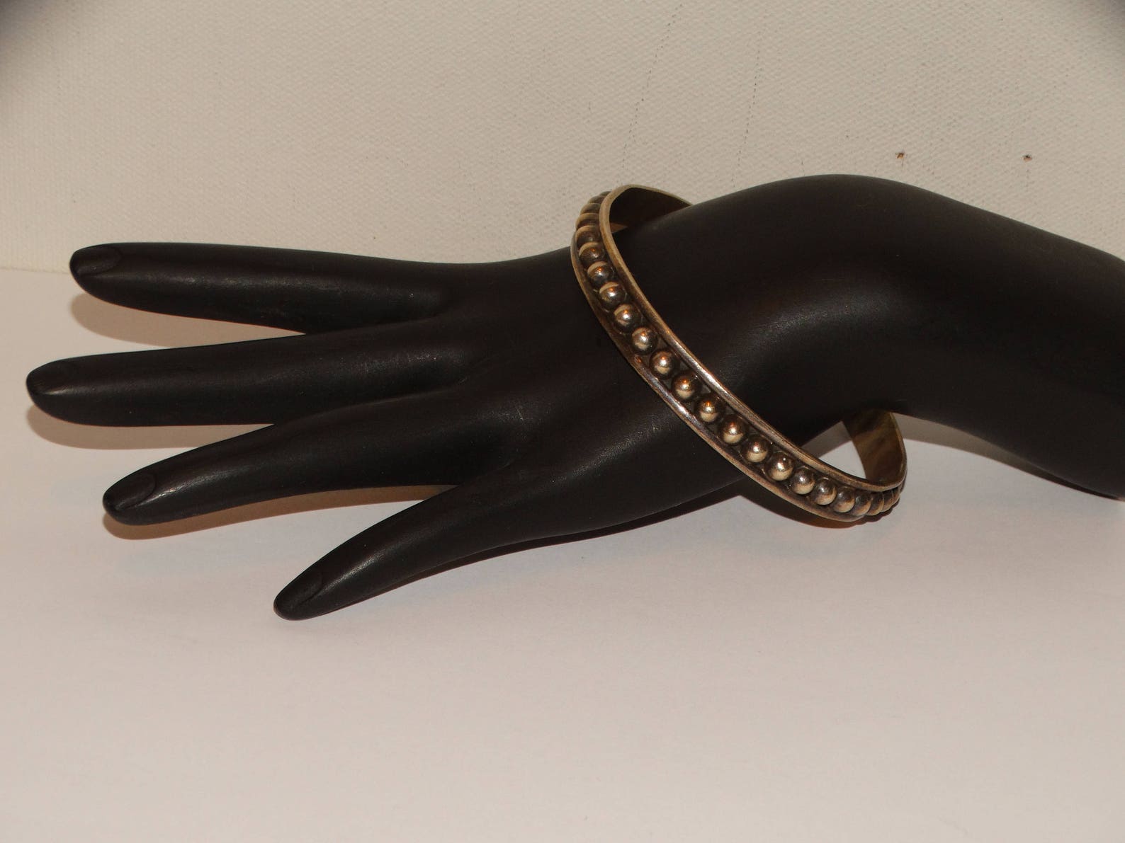 Sterling Silver Mexico Tb-77 Stamped Bangle Bracelet. - Etsy