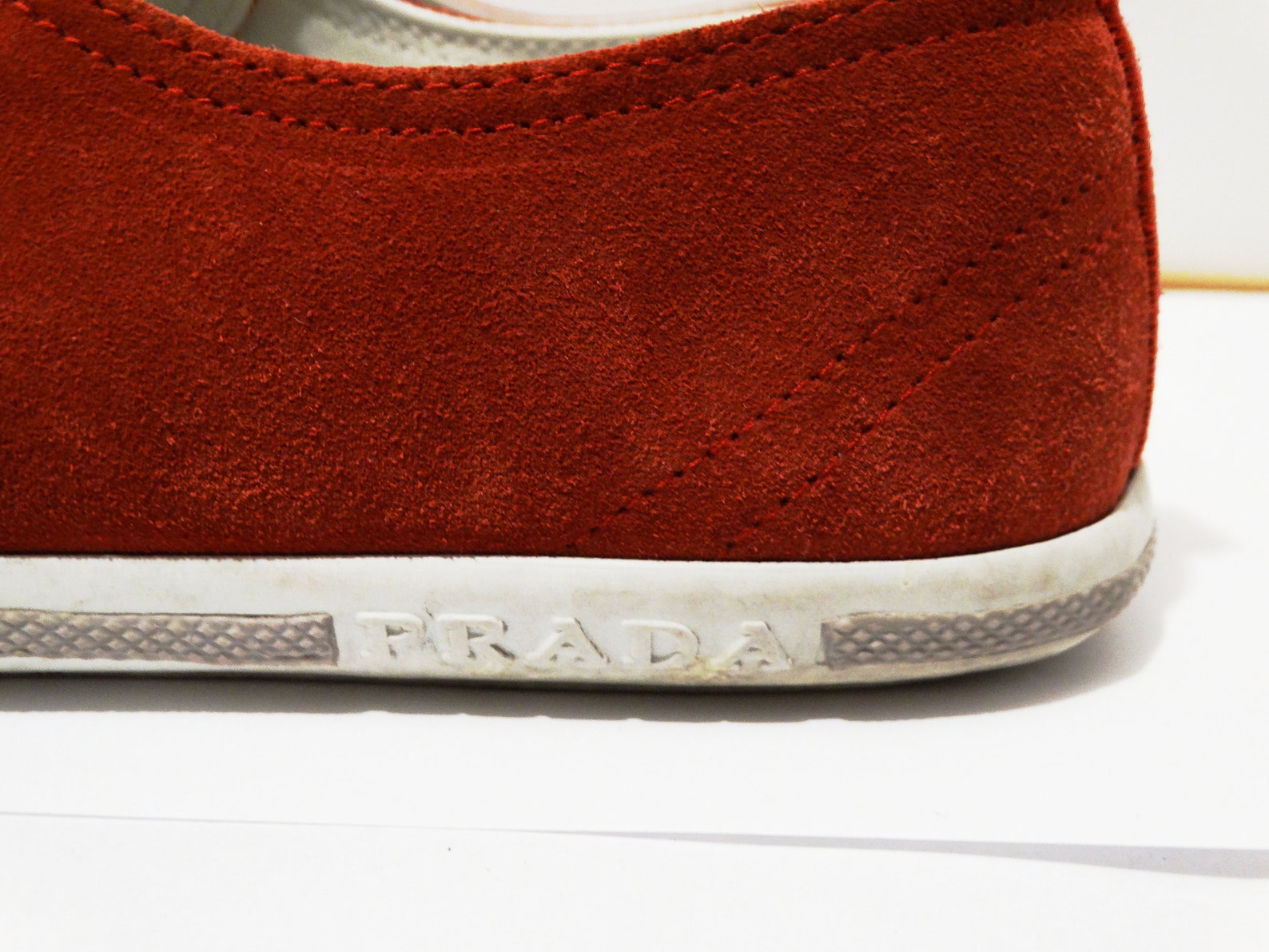 Prada Red Suede Leather Men's Shoes. - Etsy