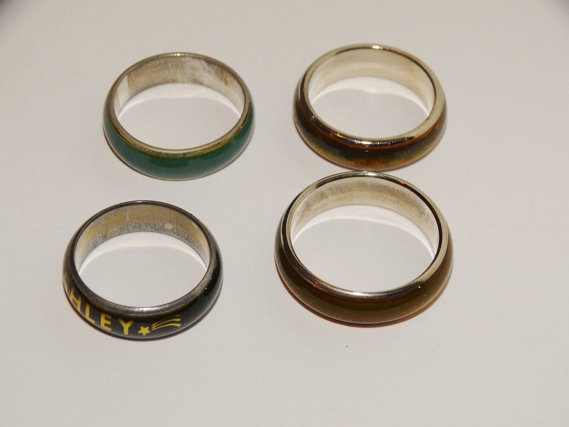 Mood Color Changing Rings. - Etsy
