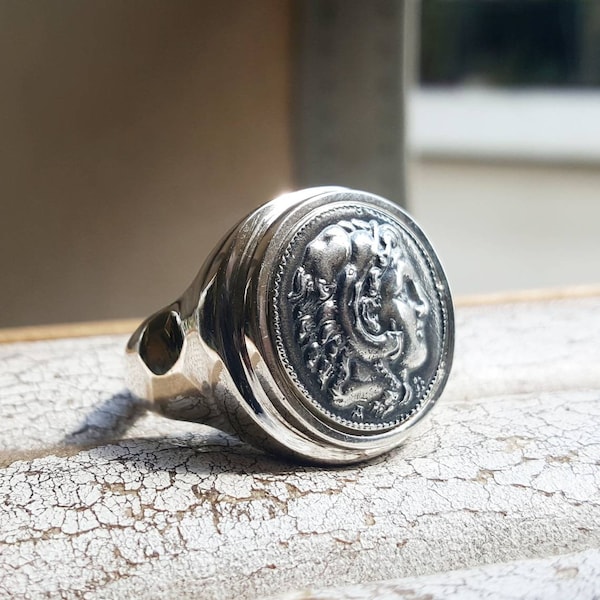 Alexander the Great Signet Ring - Etsy