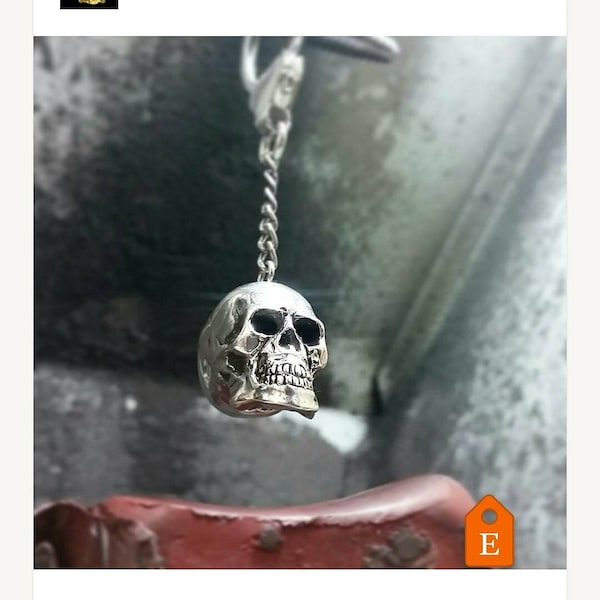 Silver Keychain - Etsy