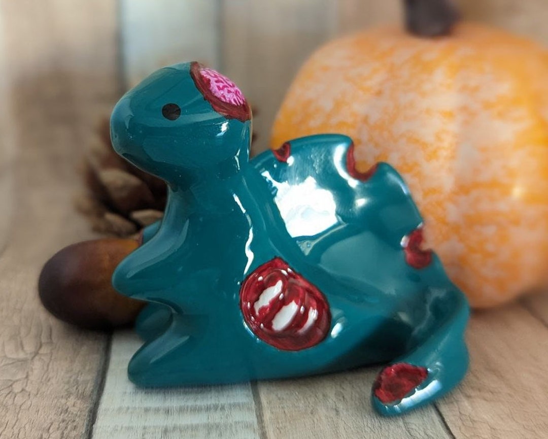 Zombie Spinosaurus Dinosaur Figurine Halloween Spooky Season - Etsy