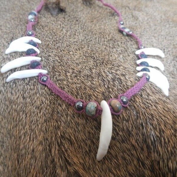 Animal Bone Necklace - Etsy