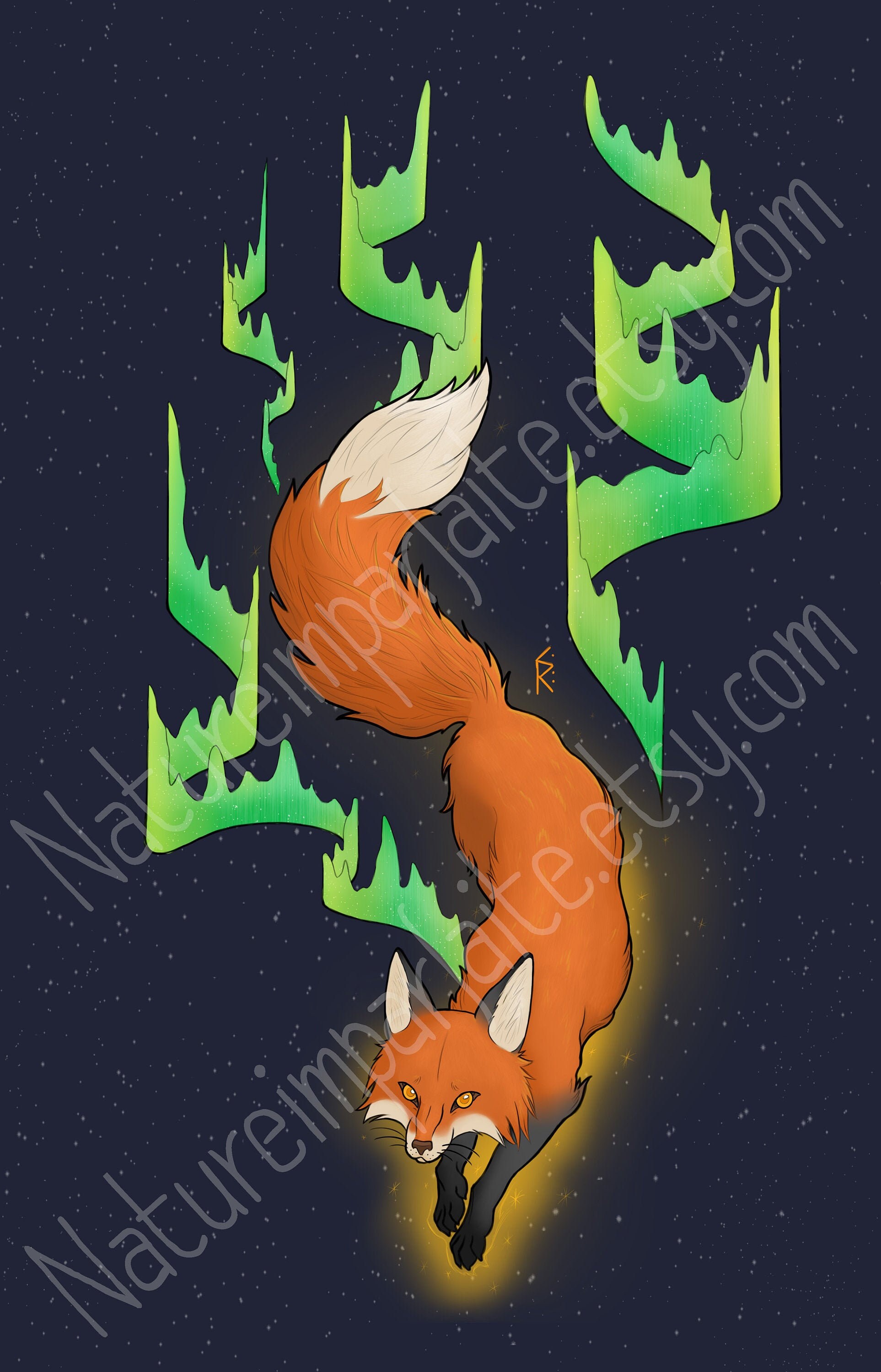 Revontuli Art Print - Etsy