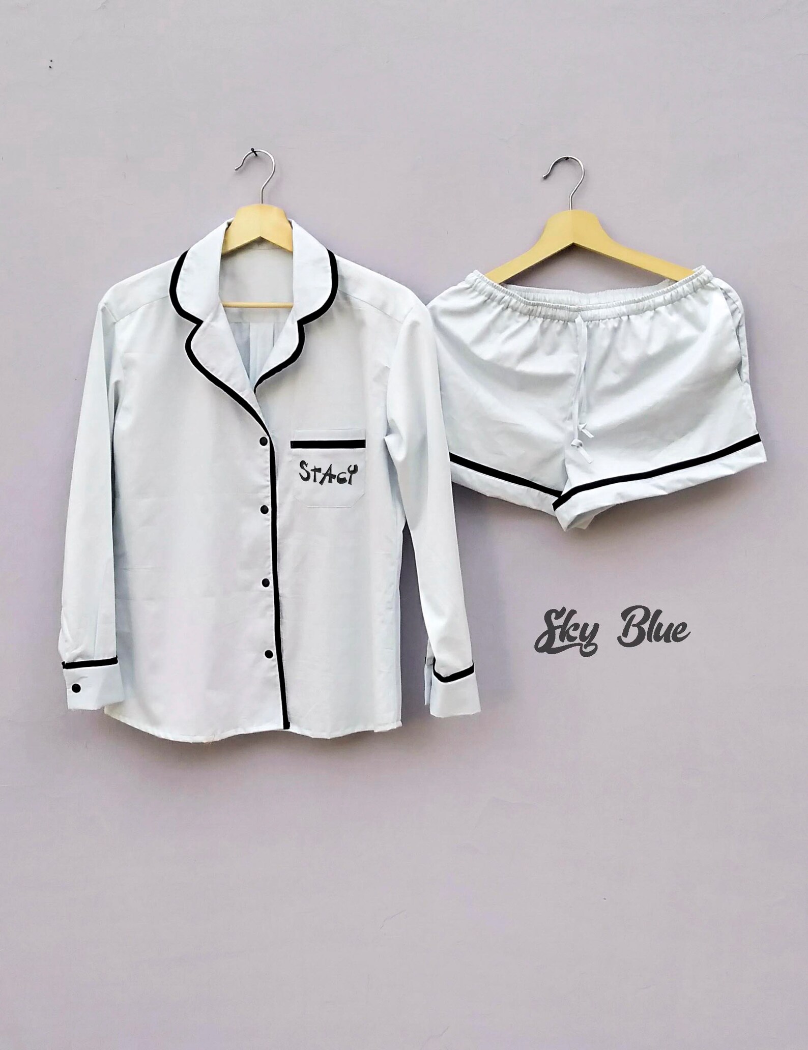 Monogrammed Pajamas. Monogrammed Pajama Set. Monogrammed Pjs. - Etsy