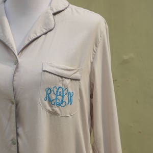 ADD ON Cuff Monogram Embroidery, Bridesmaid Names, Bridesmaid Monogram ...