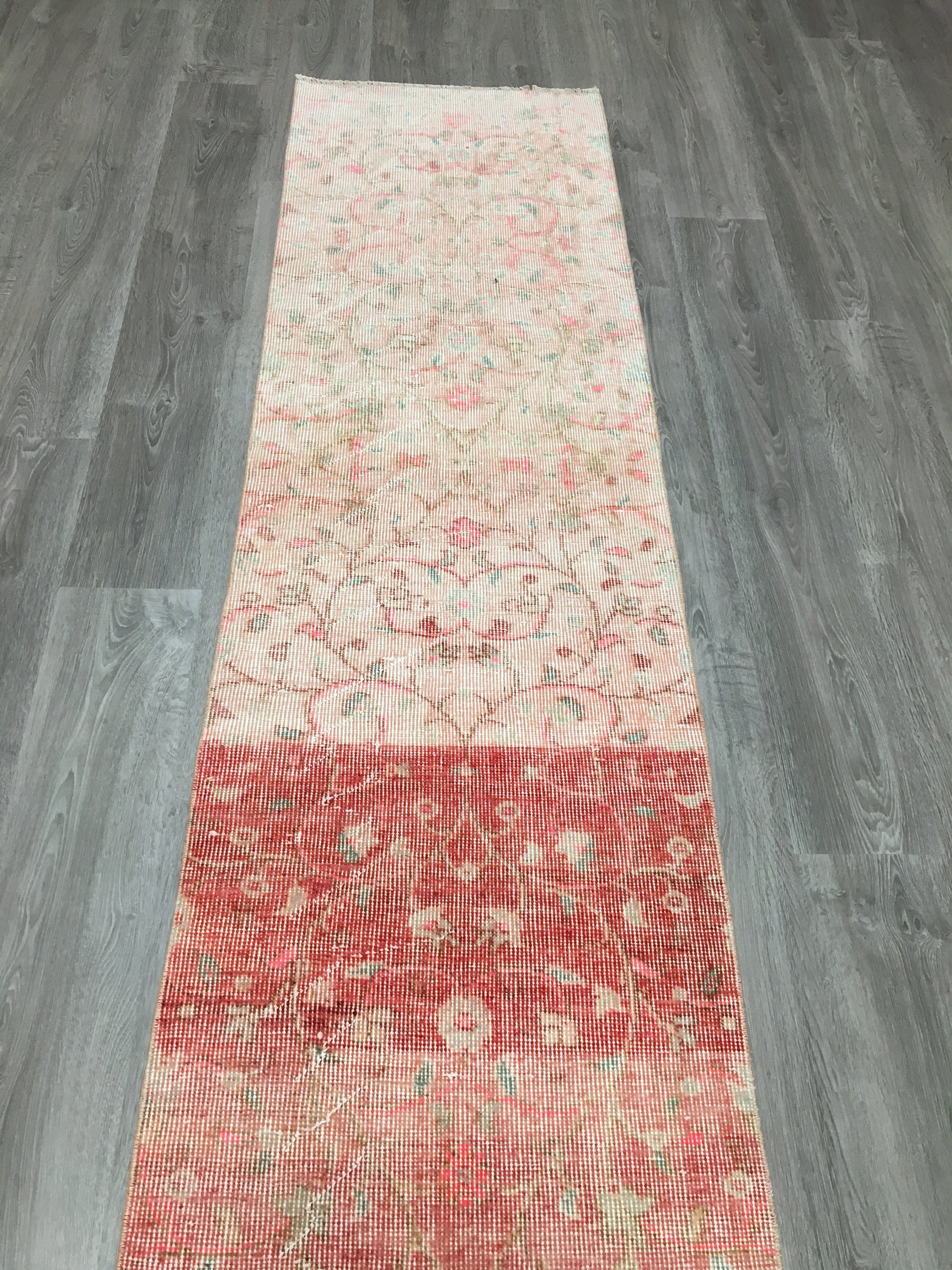 Primitive Runnervintage Rug Runnervintage Oushak | Etsy