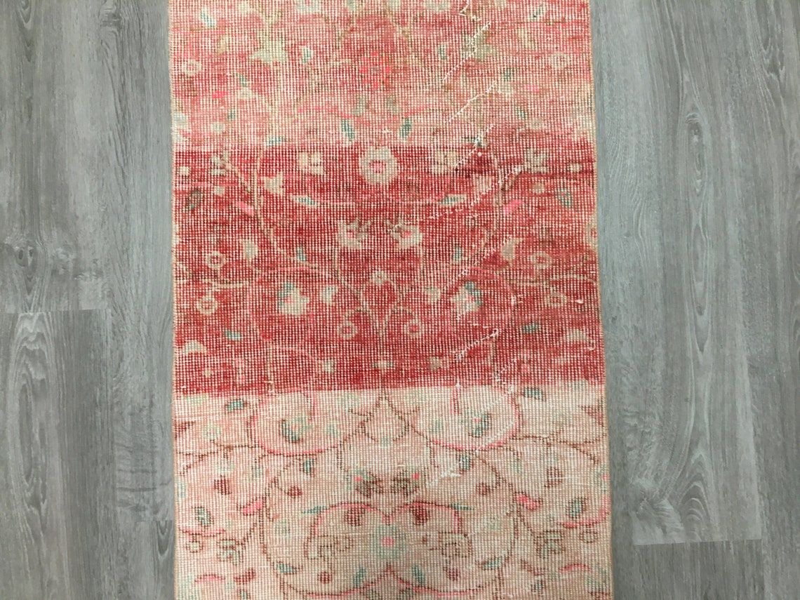 Primitive Runnervintage Rug Runnervintage Oushak | Etsy