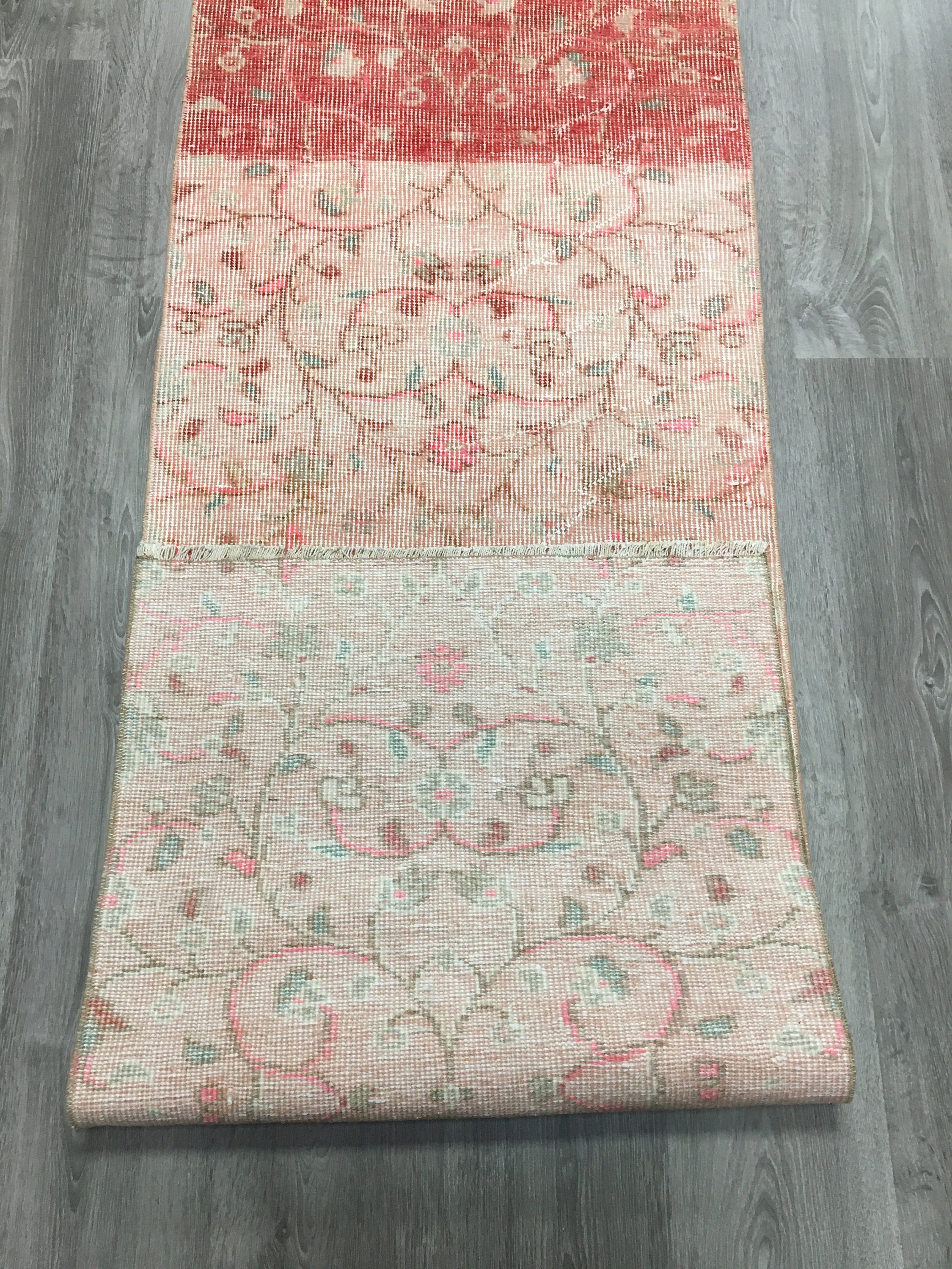 Primitive Runnervintage Rug Runnervintage Oushak | Etsy