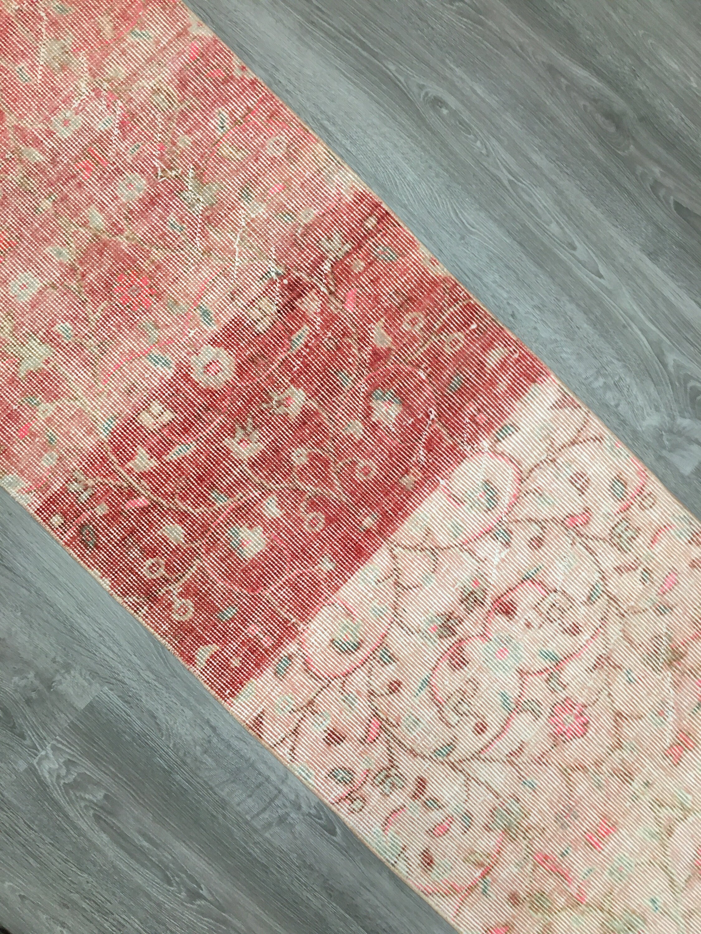 Primitive Runnervintage Rug Runnervintage Oushak | Etsy