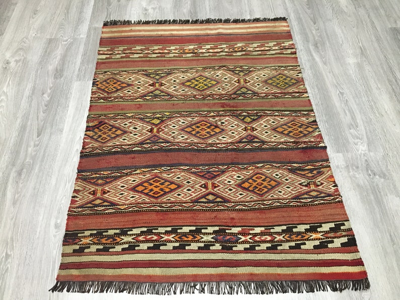 Turkish Small Kilim Rug Turkish Camel Bagnomade Kilim - Etsy