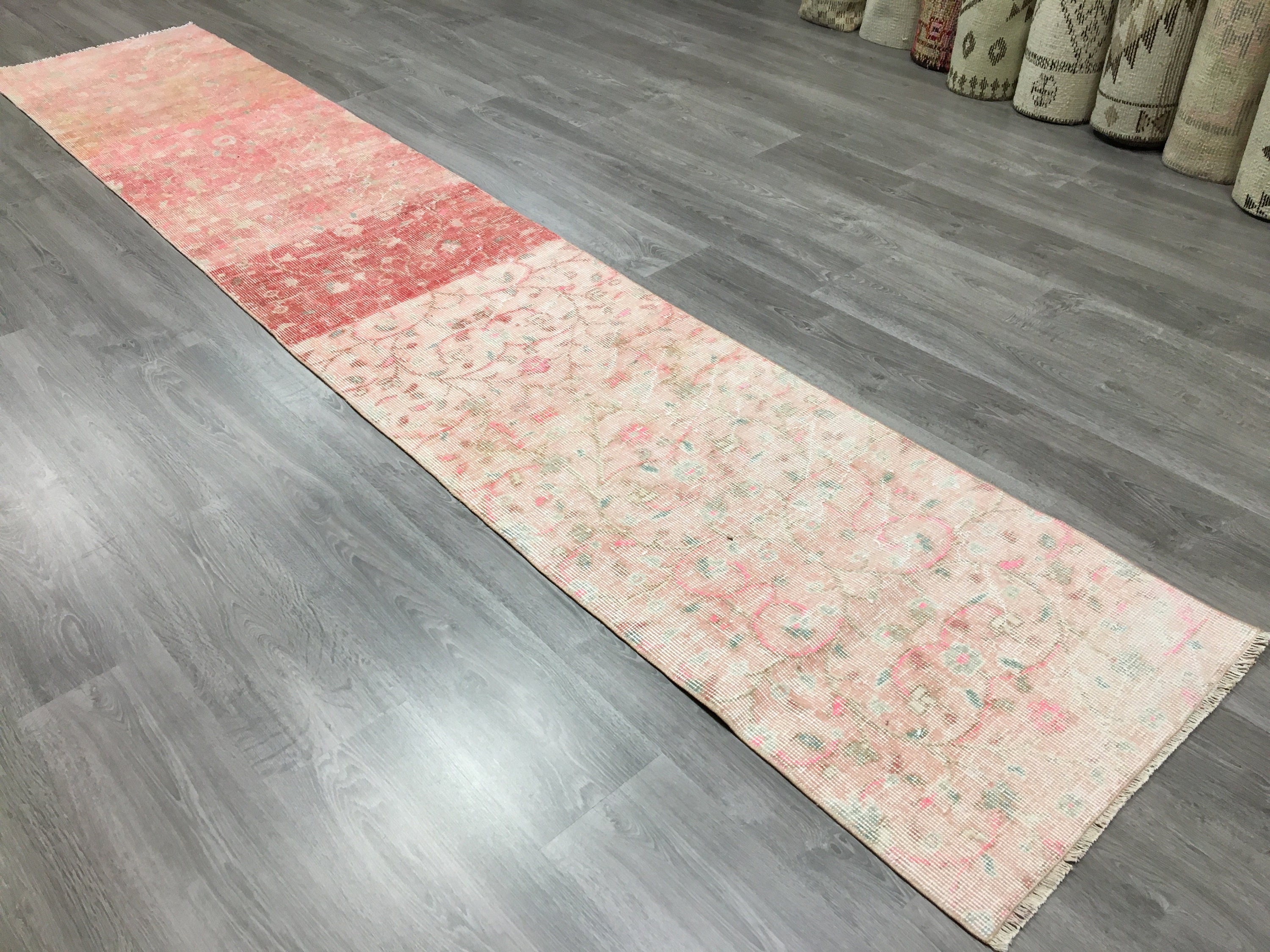 Primitive Runnervintage Rug Runnervintage Oushak | Etsy