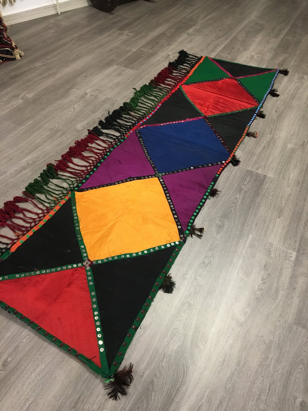 Vintage Door Valance,work Door Tapper,tribal Textile,decorative Textile ...