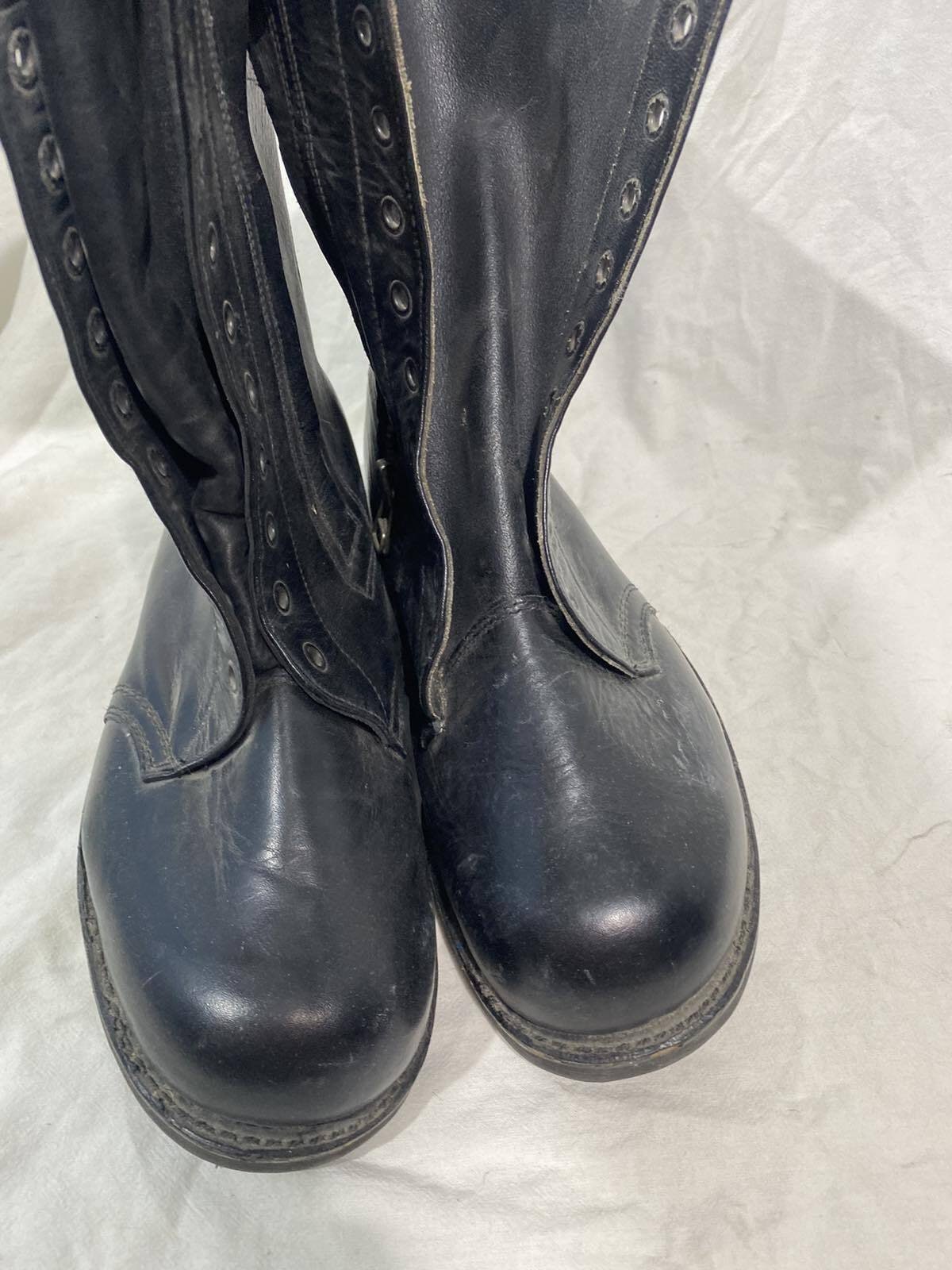 Soviet Russian Combat Boots Air Forces Soldier Boots 41 Military Zipper ...