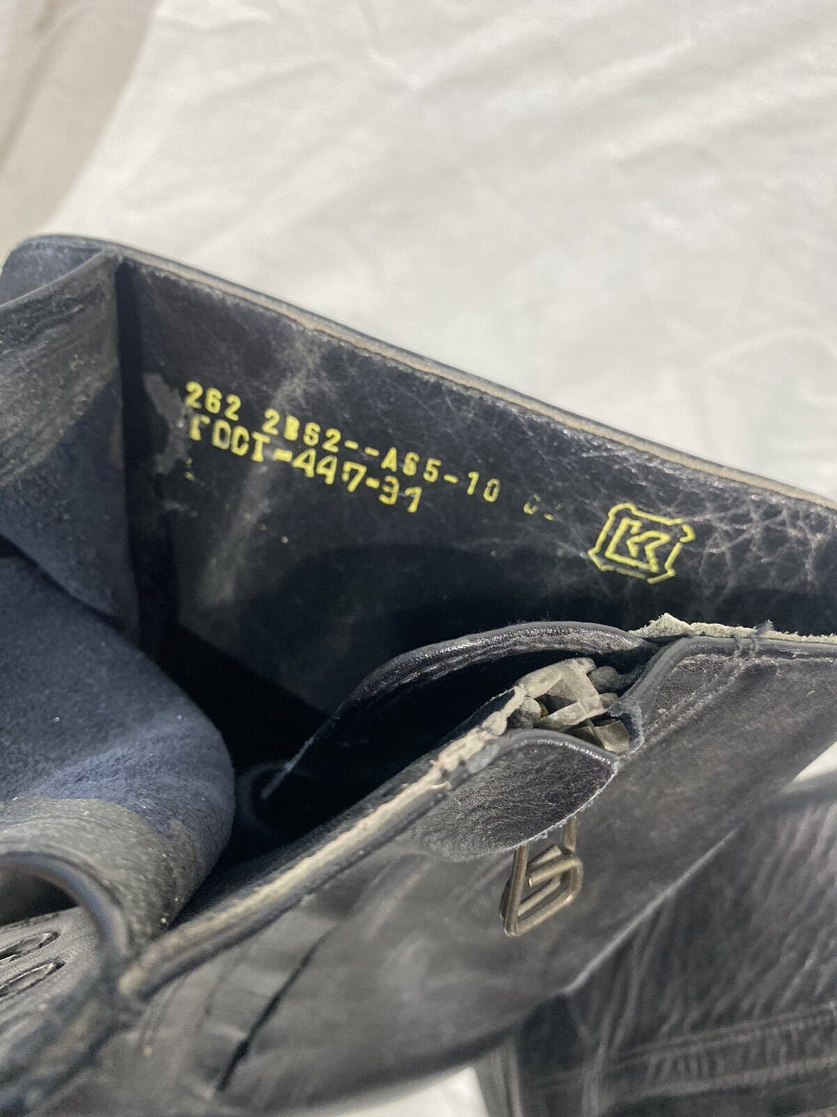 Soviet Russian Combat Boots Air Forces Soldier Boots 41 Military Zipper ...