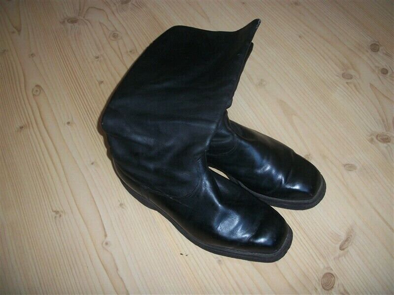 Soviet Russian Leather Officer Riding Boots USSR 42 WW2 Reenactment Red ...
