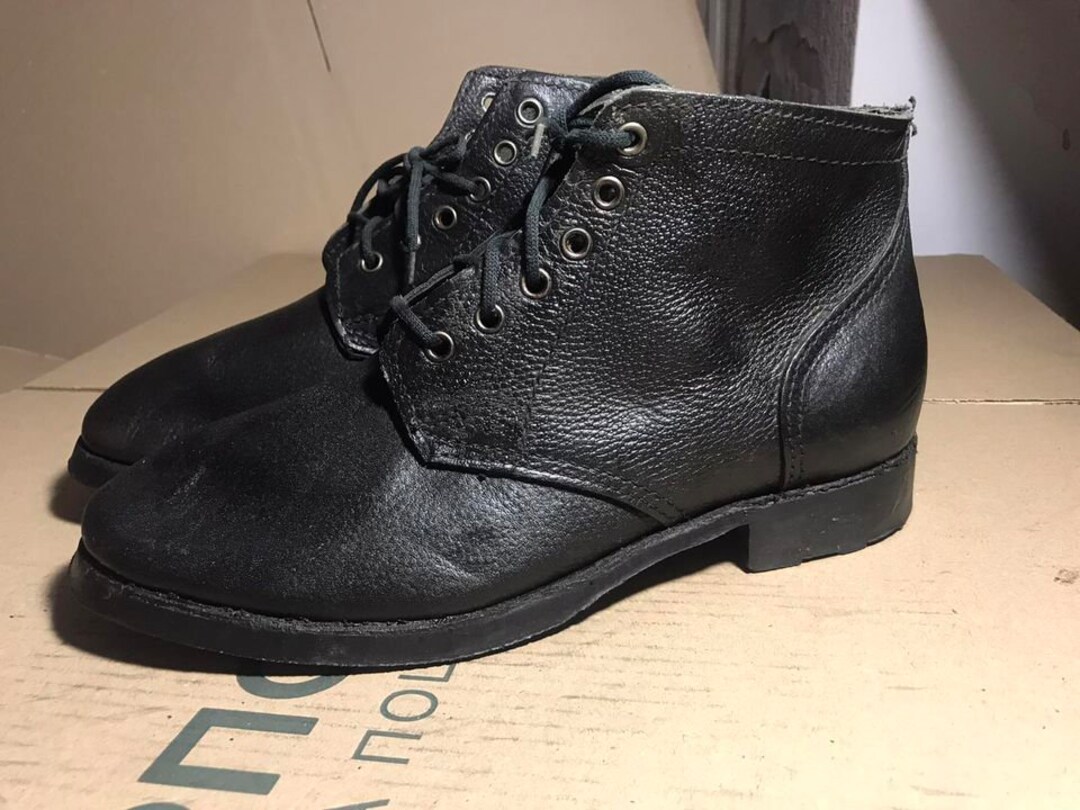 Soviet Russian Officer Boots Riding Leather Military 41 USSR - Etsy