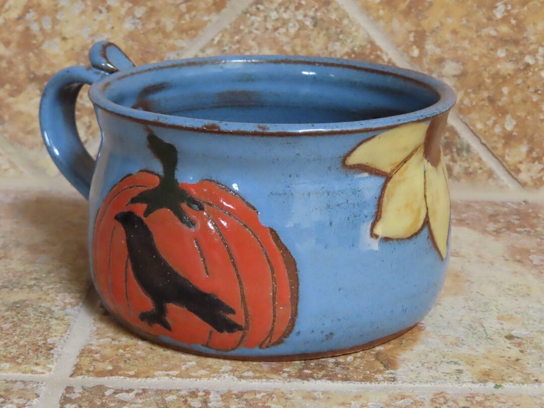 Harvest Crow Soup Mug - Etsy