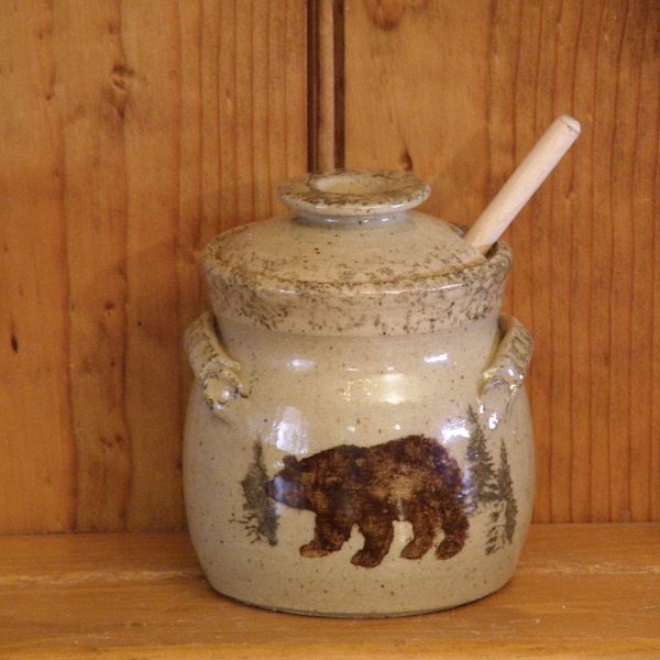 Ceramic Honey Pot - Etsy