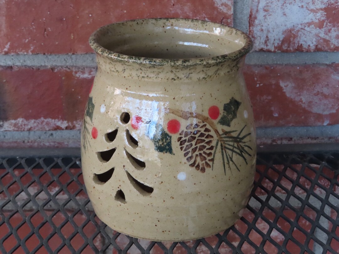 Holly Berry Candle Lantern - Etsy