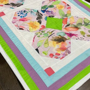 Beginner-friendly Table Runner Pattern, Whimsical Springtime Bunnies Table Runner Quilt Pattern ...