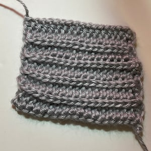 Learn the Easy Half Double Crochet Ribbing Stitch, Step-by-step ...