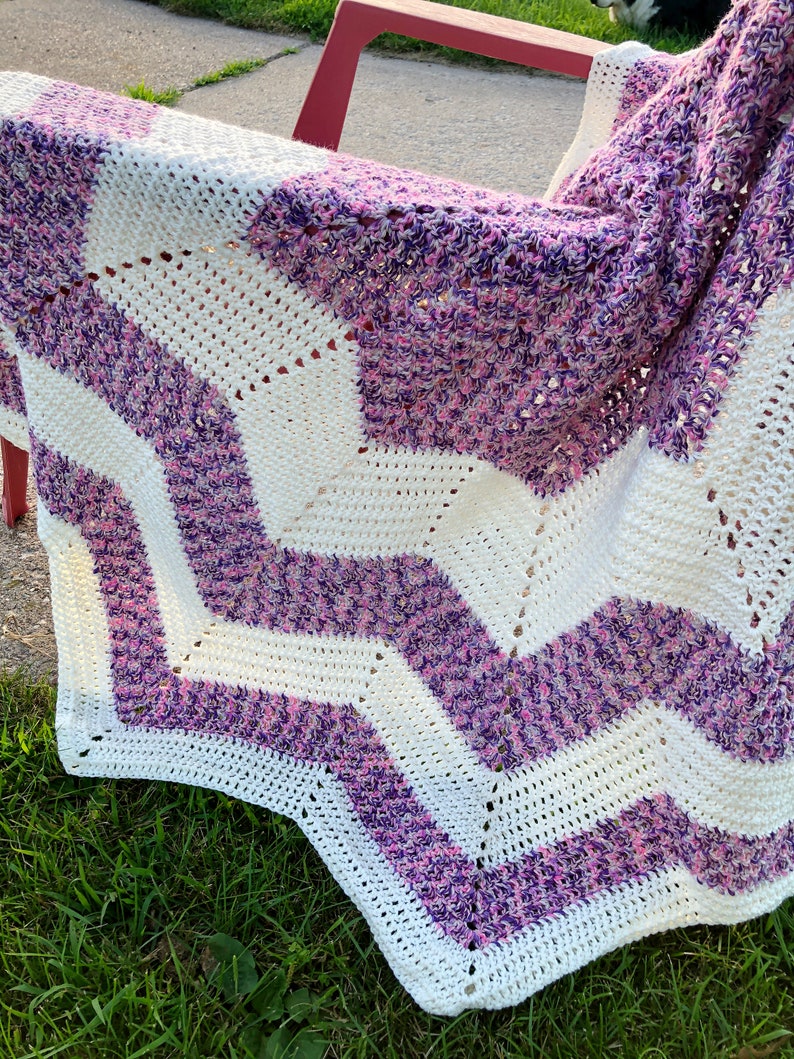 Crochet 12-point Star Blanket Pattern, Round Chevron (PDF Pattern) - Etsy