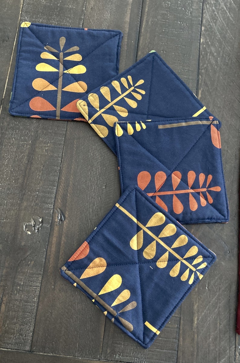 Mug Rug PDF Sewing Pattern, Easy Beginner Quilted Coaster Pattern ...