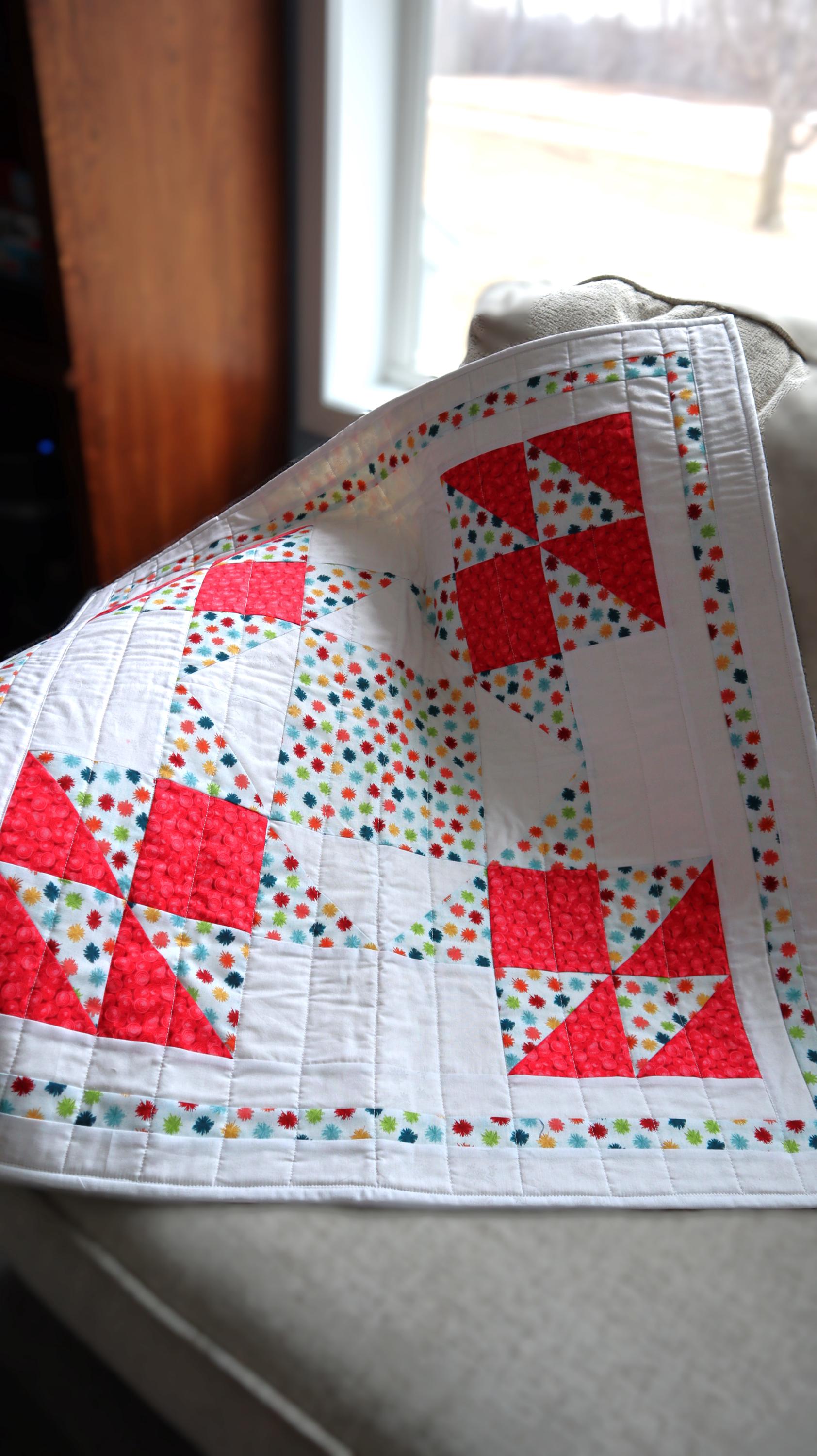 Sweet Confetti Baby Quilt Pattern PDF, Easy Beginner Baby Quilt - Etsy