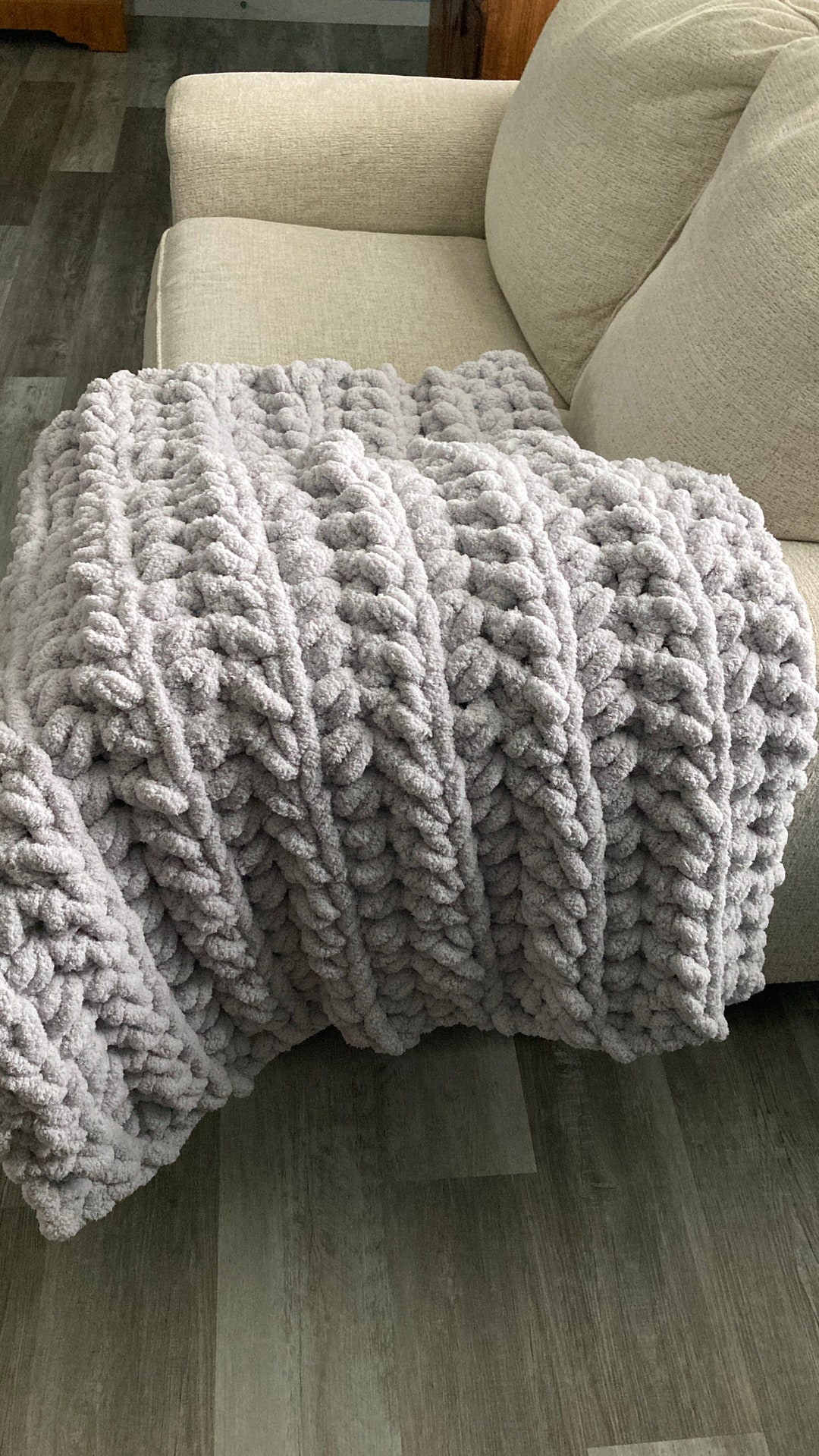 12 Hour Luxurious Crochet Chunky Blanket Pattern, Easy Blanket Pattern ...