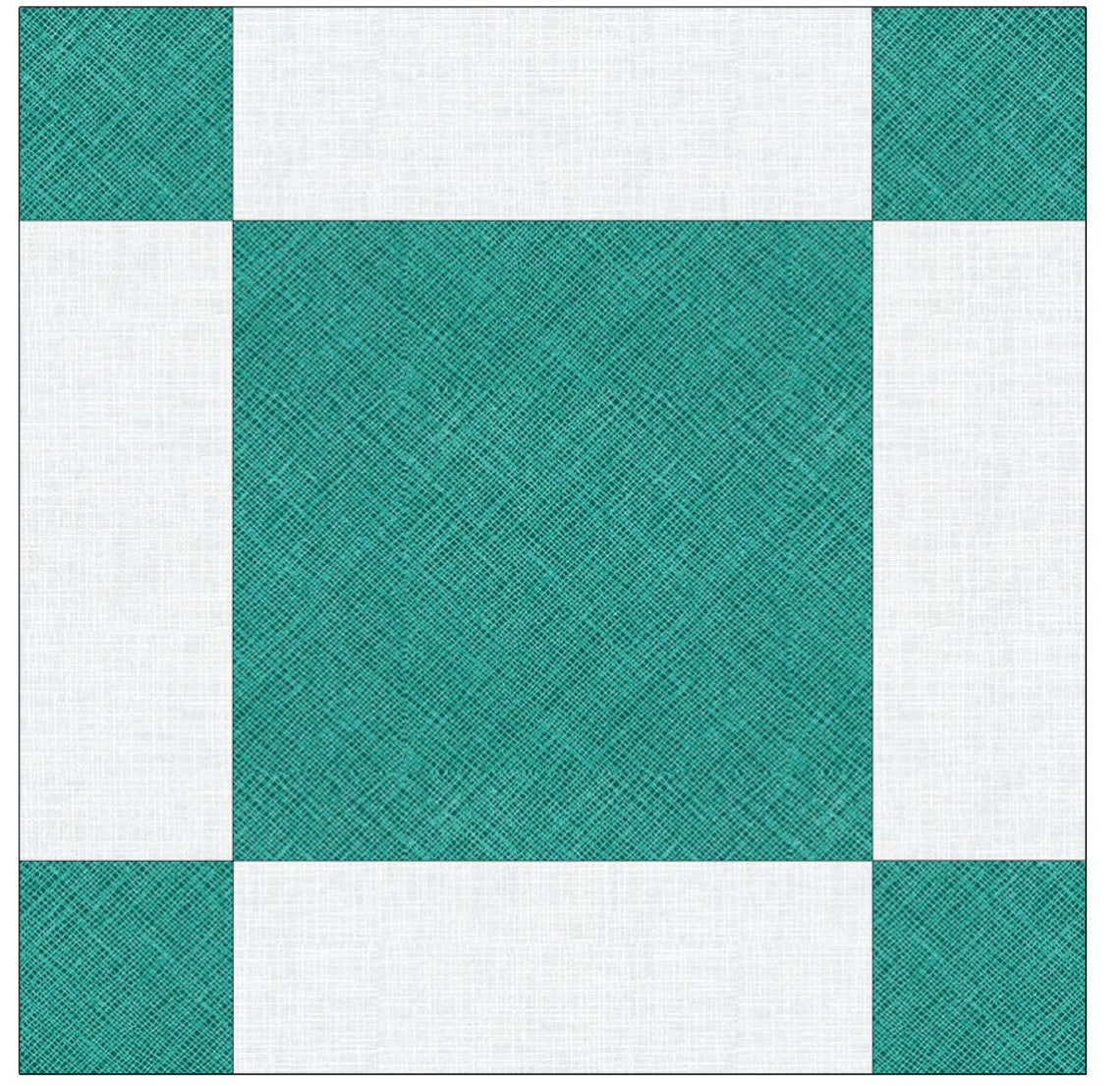 How to Make a Single Irish Chain Quilt Block Pattern, Double Irish ...